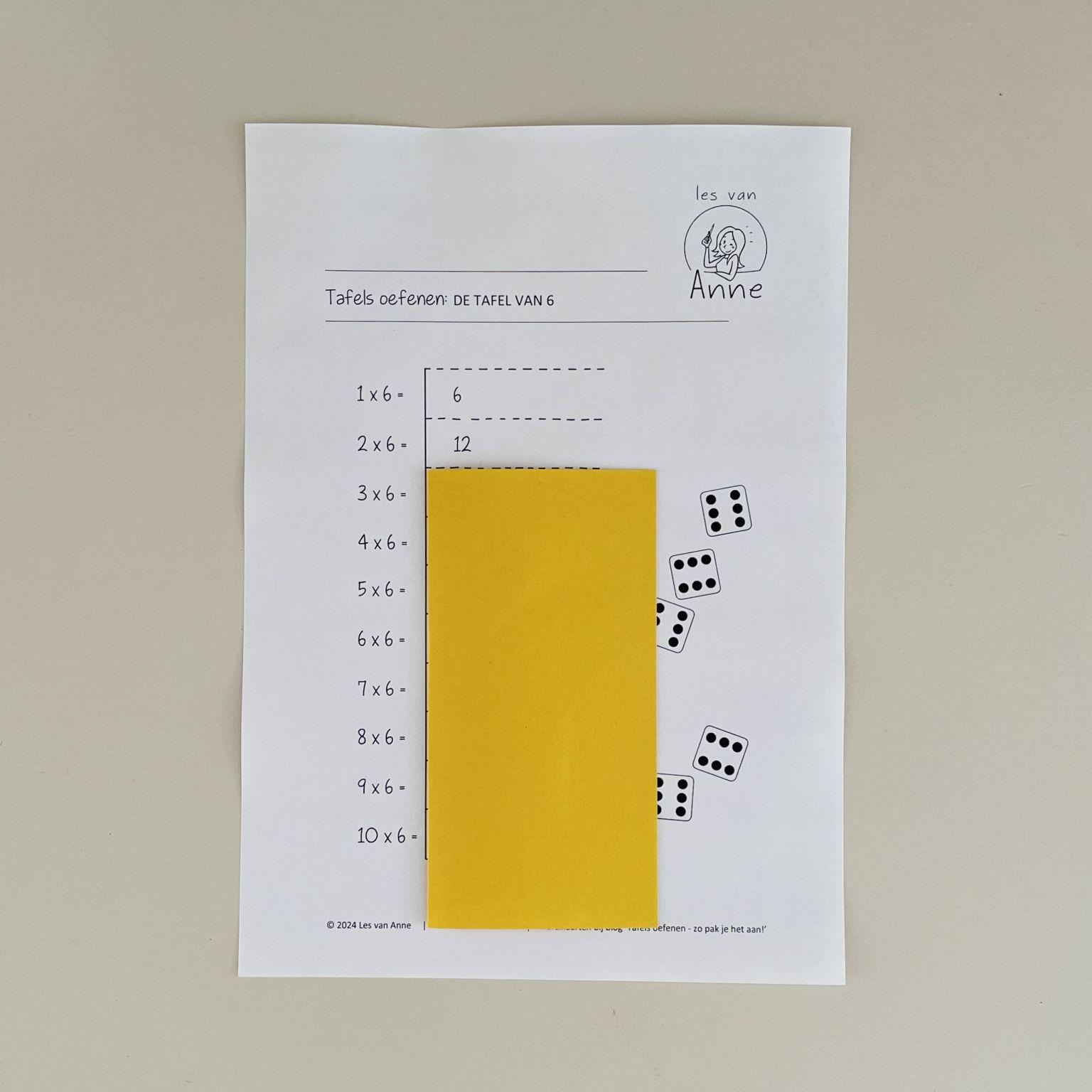 Tafels oefenen: zo pak je het aan! - Les Van Anne